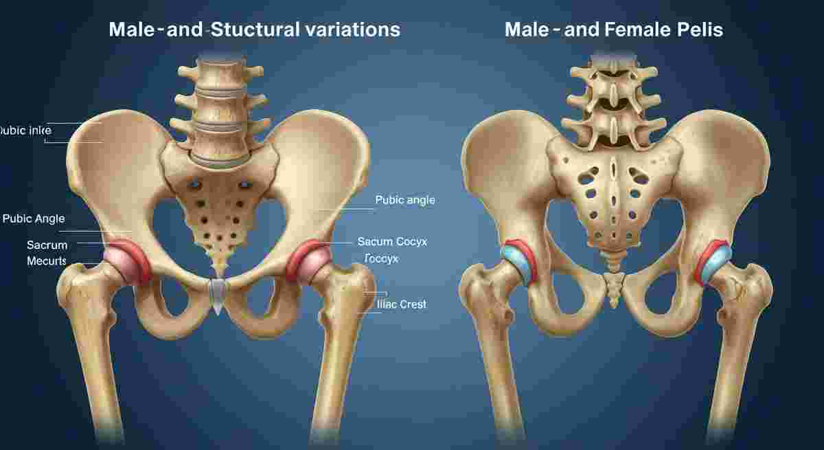 Comparison of True and False Pelvis & Sexual Dimorphism